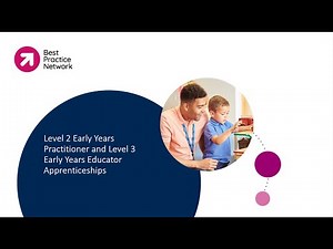 Early Years Apprenticeships Level 2 and 3 at Best Practice Network