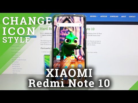 How to Change Icon Style on XIAOMI Redmi Note 10 – Customize Icons