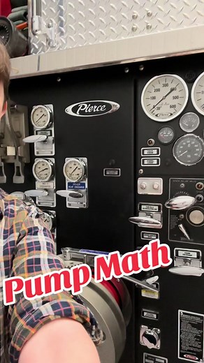 Learn #pumpmath with me! Part 1: theory. Basic idea of elevation pressure, friction loss, and appliance loss. Three forces to overcome at the pump. #firefightertiktok #driveroperator