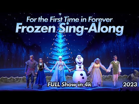 For the First Time in Forever: Frozen Sing Along Holiday Edition FULL Show | Hollywood Studios 2023