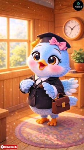 KidZo on Instagram: "Chidiya Rani Badi Sayani 🐦💼 | Office Edition 💖 Chidiya Rani Badi Sayani 🐦💼 Aaj Chidiya Rani apne office mein kaam kar rahi hai 💻✨ Cute, smart aur hardworking — bilkul nursery rhyme vibes 💖 👶 Kids will love this 👨‍👩‍👧 Parents approved ❤️ Follow for more cute cartoons #chidiyaranibadisayani🕊️ #kidscartoon #indiancartoon #cutecartoon #nurseryrhymes"