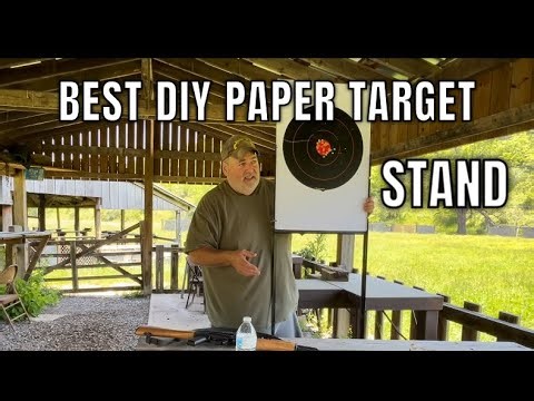 Best DIY Paper Target Stand #shootingrange