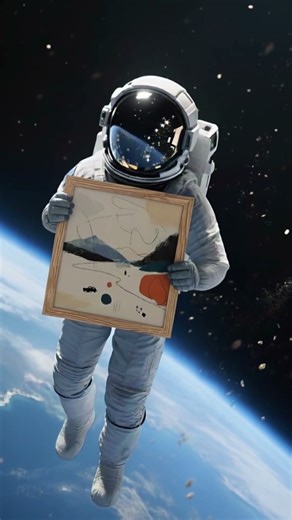 Wall Art Meets the Cosmos | Alien Perspective | AI Visual Story