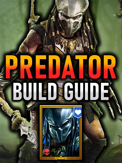New Predator Build Guide #raidninja #RaidShadowLegends #predator #alien #collab #legendary #champion #beginners