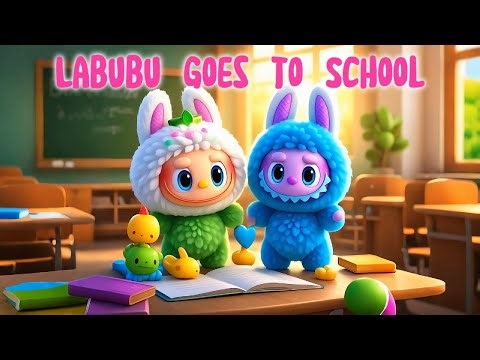 🎒📚 Labubu Goes to School – A Fun Learning Day with Labubu! ✏️🐻