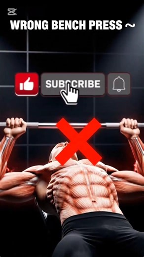 Bench Press Form ❌ WRONG vs ✅ CORRECT (Stop Making This Mistake) #motivation