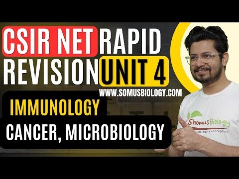 csir net life science unit 4 rapid revision | Shomu's Biology online coaching for csir net
