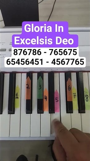 🎹 Gloria in Excelsis Deo – Easy Piano Tutorial 🎶✨