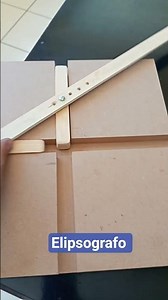 Compás de Arquímedes para dibujar elipses, un ingenioso prototipo. #Cónicas #Elipse