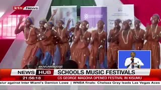 22K views · 2K reactions | Education CS Professor George Magoha has today opened the Kenya National music festivals officially in Kisumu in his final official function #Kivumbi2022 @KenMijungu | KTN News Kenya | Facebook