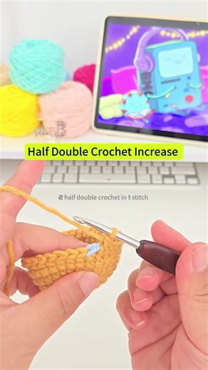 Half Double Crochet Increase Tutorial for Beginners