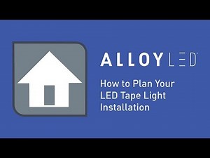 How to Plan a Single Color LED Tape Light Installation