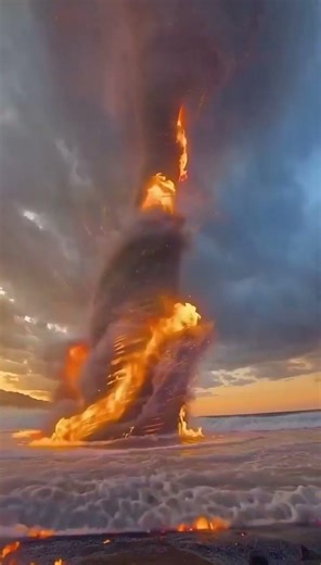 🔥 What is a Pyro Vortex Cyclone? 🌪️ #tornado #wildfire #vortex #fire #weather