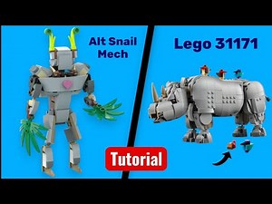 How to Build a Snail Mech using set 31171! 🐌