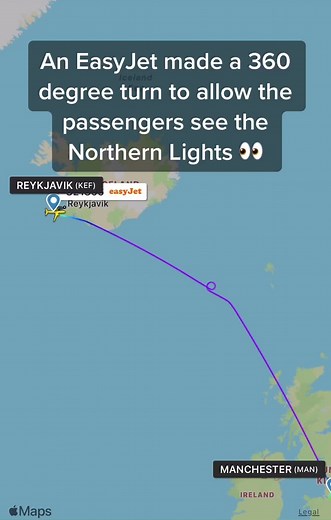 #flightradar24 #easyjet #northernlight #auroraborealis #machester #aviation #nightfly