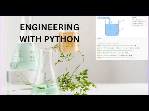 Static Pressure Formula | Learn Fluid Physics with Python Coding | RE07 Channel