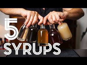 Easy SYRUP Recipes for Cocktails and Mocktails