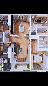 369K views · 2.6K reactions | 36x35 Feet House Design 11x10.5 Meter 2 Bed Slab roof | HousePlans 3D | Facebook