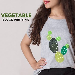 You can create unique block-printed textiles using only vegetables and paint by following these simple steps | Glamrs