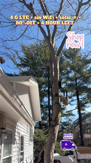 4G LTE Wireless Solar Powered Security Camera CB114S – 2K HD Live View 360° Coverage, No WiFi, Remote APP Controlled, WaterProof, Motion Activated, Night Vision, Outdoor, Data refill is required for Unlimited 4G data usage #patrocinado #patrocinador #raykingdirect #camara4gsolar #solarcamera