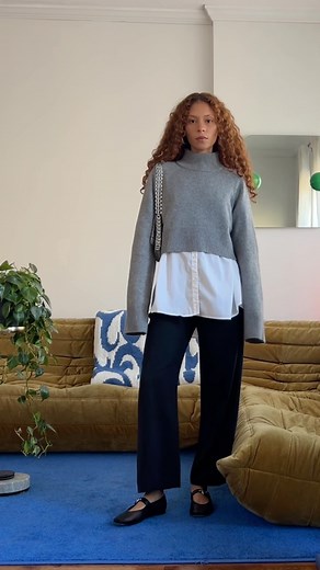Just add sweater. @fran.ci.ni.a | Reformation