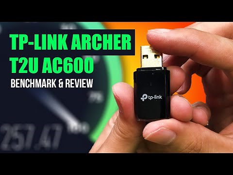 TP-Link Archer T2U AC600 Mini Wifi USB Adapter (Speed Test & Review)