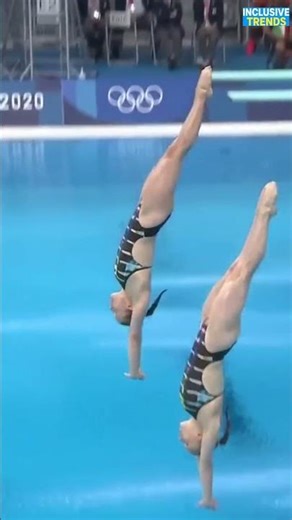 🤝 Teamwork Goals! Lena Hentschel & Tina Punzel’s Amazing Dive 😲👏