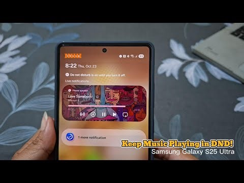 How to Allow or Mute Media Sound During Do Not Disturb on Samsung Galaxy S25 Ultra