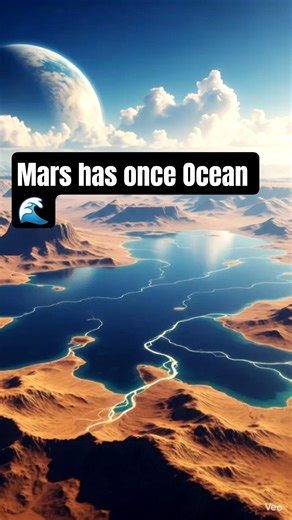 🔴 MARS Once Had Oceans… Where Did They Go? 🌊 #shortsfeed #space