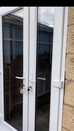 Key Installations on Instagram: "New French doors supplied & installed ⚒🪚🏡 Old window removed & brickwork cut out 👍🏻 Please get in touch for free quotes & more information on all windows / doors / bifolds / soffit & fascias / guttering / decking / conservatories / blind screens / bug screens / any other home improvements👏🏼👌🏽👍🏻 We are a small local family run company who offer quality products & services✅✅✅✅ #windows #home #homeimprovement #doorsandwindows #localbusiness"
