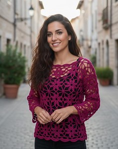 Crochet Easy Pullover Sweater Pattern Pdf + Video - Etsy Canada