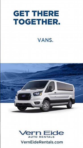 Big Plans? Bigger Vans | Rent with Vern Eide Rentals Sioux Falls!