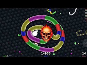 Snake Game 15,555+ Score INSANE Moments! - Epic Slither.io Snake Gameplay