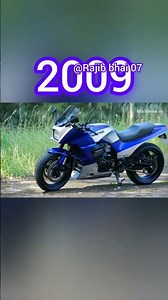 Kawasaki Ninja bike evolution video history 1984-2025 #bikeevolution #shortvideo