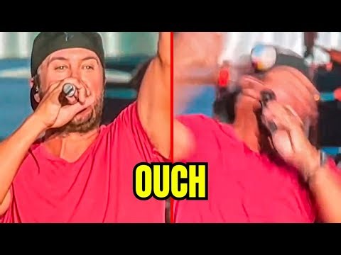 Luke Bryan SMACKED in the Face on Stage