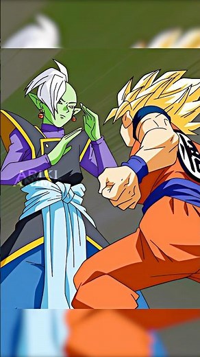 Goku Shows Zamasu Super Saiyan!