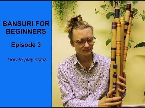 Bansuri for beginners EP 03 - How to play notes