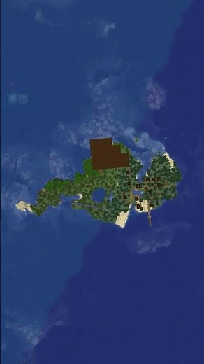 Minecraft Woodland Mansion and Village Survival Island Seed