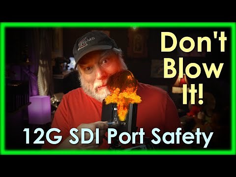Proper Procedure For Plugging In 12G SDI Connections For RED Arri Sony Blackmagic And More!