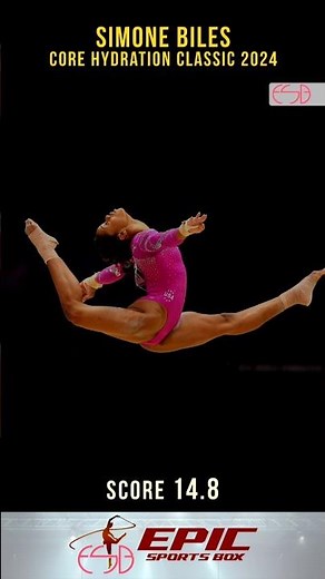 Simone Biles | Balance Beam | Core Hydration Classic 2024 #olympics #sports #atlanta #shorts