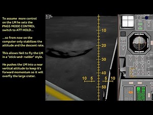 Simulated lunar landing of Apollo 11 (improved version)