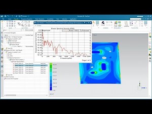 Simcenter 3D Assembly FEM of an Electronics Box for a Random Base Excitation