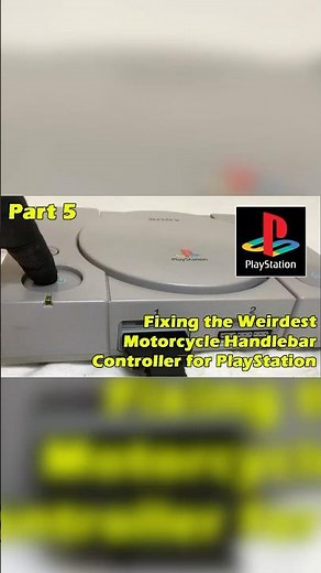 Fixing the Weirdest Motorcycle Handlebar Controller for #playstation #sony #retro #asmr #diy 5/5