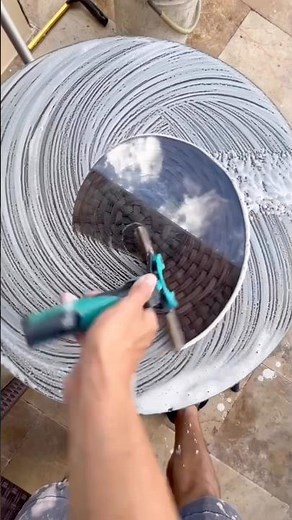 Super Satisfying Table Cleaning Video ✨#windowcleaning #beforeandafters #table #satisfying #nice