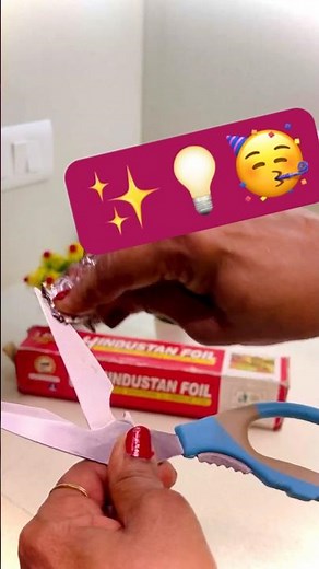 How to SHARPEN Scissors ✂️ at home 😍 Best Way To Sharp Scissors Without any Tools ⚒️ #shorts