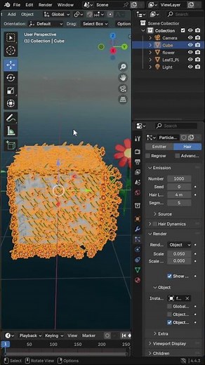 Create a Pattern from Any Object in Blender 🧩✨