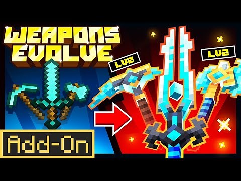 Weapons Evolve Add-On | Minecraft Marketplace Addon | Showcase