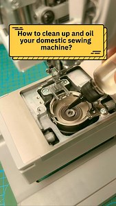 How to clean and oil your sewing machine? #sewing #sewingblogger #sewsewsew #howto #sewingtutorial | ABC Sewing