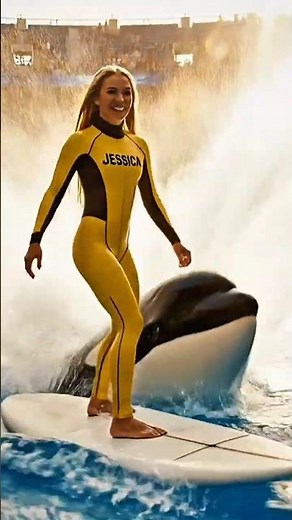 Jessica Rides the Ocean with an Orca Like a Pro – Epic Sea Adventure!