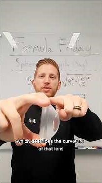 Formula Friday - Sag of a Lens